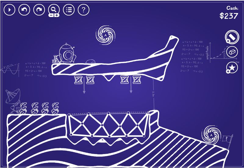 Game Walkthroughs (Oyun Çözümleri): Cargo Bridge 2 Walkthrough (The Moon)
