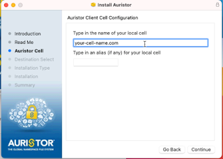 AuriStor File System: Installing AuriStorFS clients for macOS 11.0 Big Sur