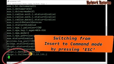 Basic vi command - Edit, Save and Find text - NetworkReverse.com