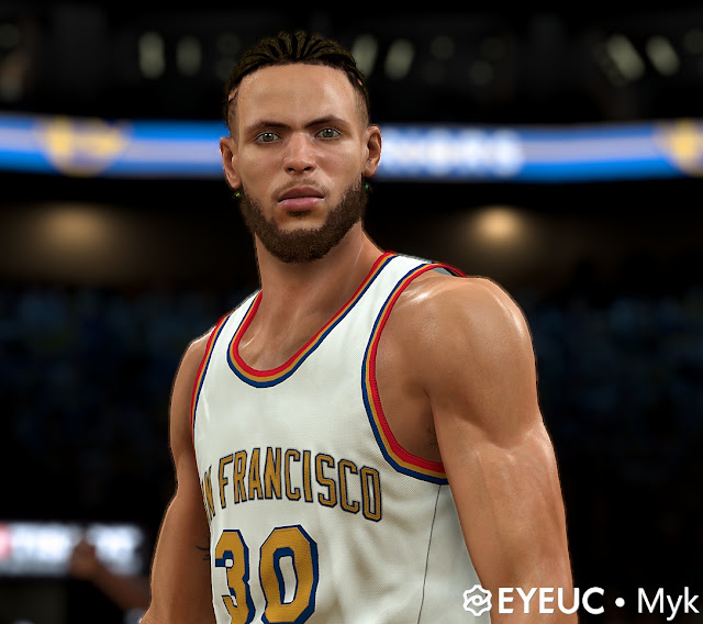 Stephen Curry Cyberface, Hair Braid and Body Model Red Mouthguard By ...
