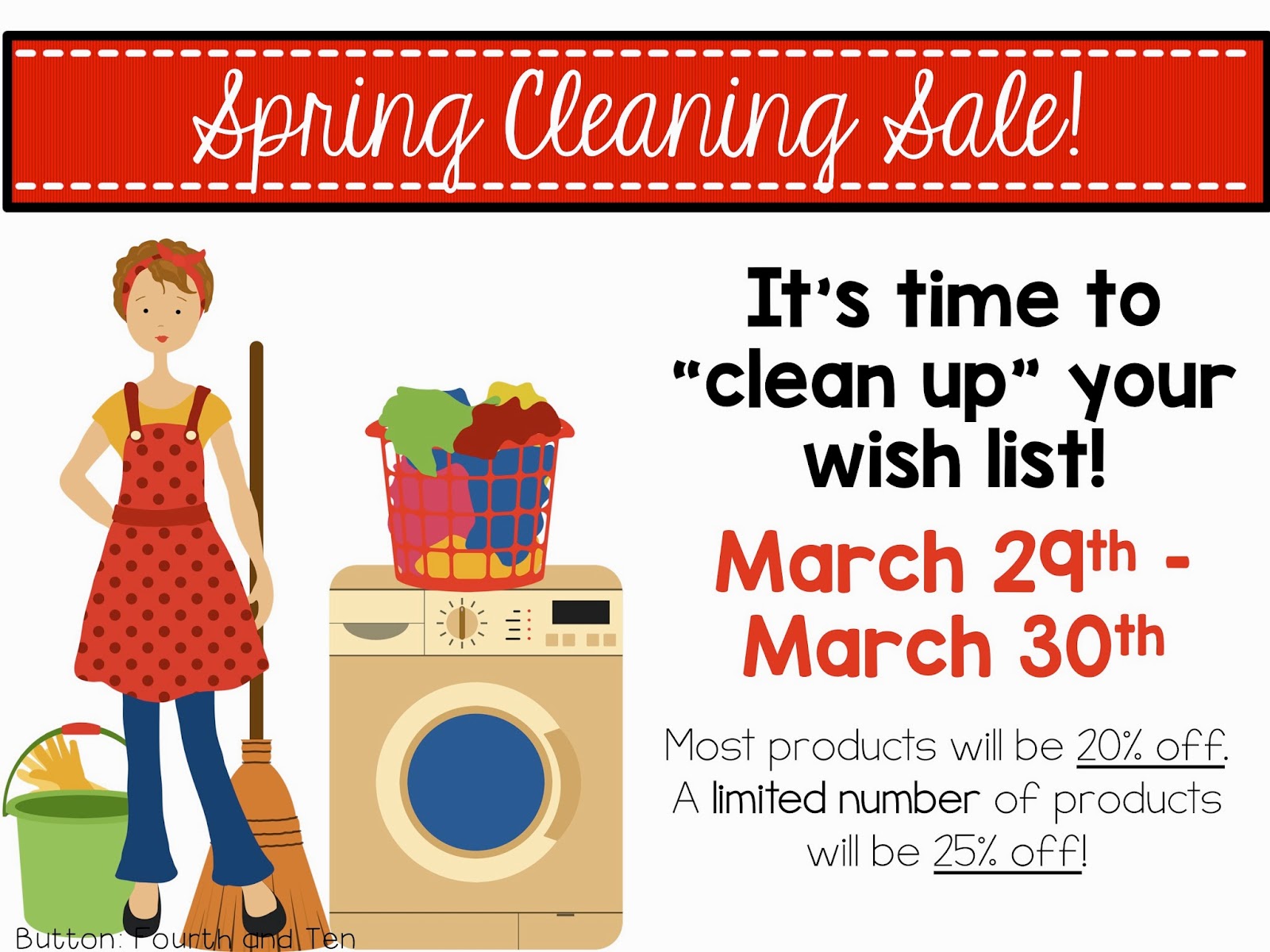 Spring Cleaning Sale Banner