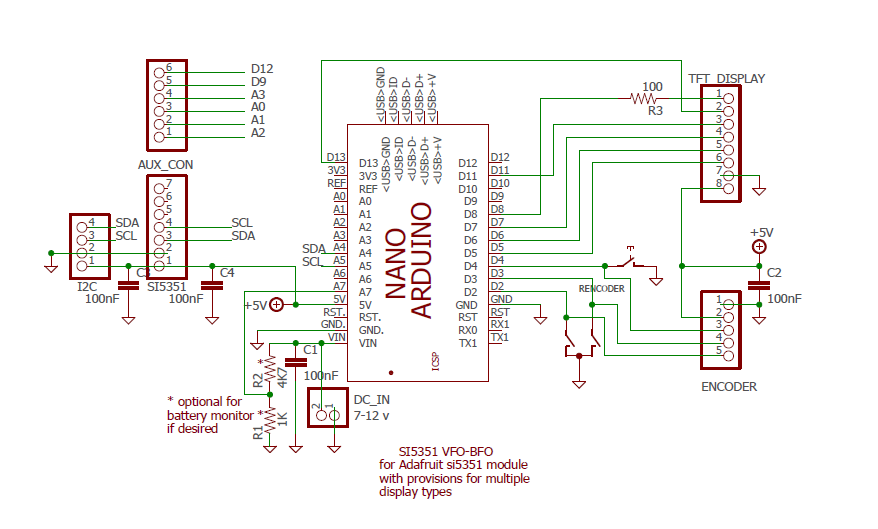 DuWayne's Place: A SI5351 VFO-BFO UPDATE 9/15 9/16 9/21 11/15/17
