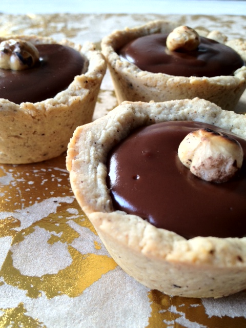 Heart of Gold: Rustic Chocolate Hazelnut Tart