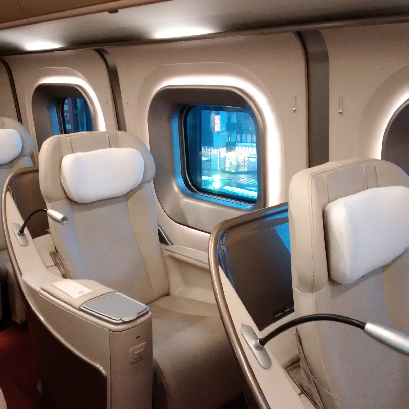 Primera clase del tren bala (Gran Class)