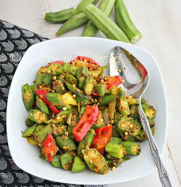 Kitchen Simmer: Spicy Curried Okra (Throwback Thursday)
