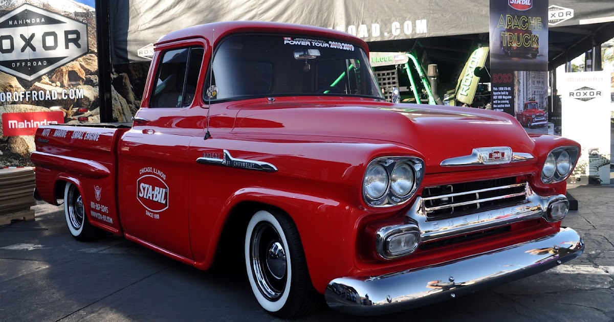 Just A Car Guy: 1958 Apache built by Hot Rod magazine for Sta-bil, and ...