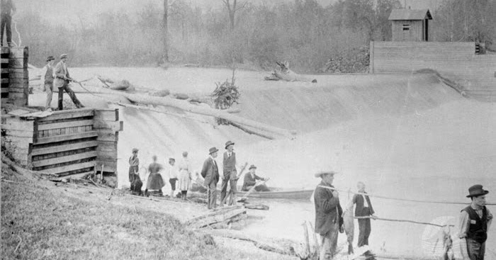 Towns and Nature: Fort Wayne, IN: Canal Feeder Dam and Robison ...