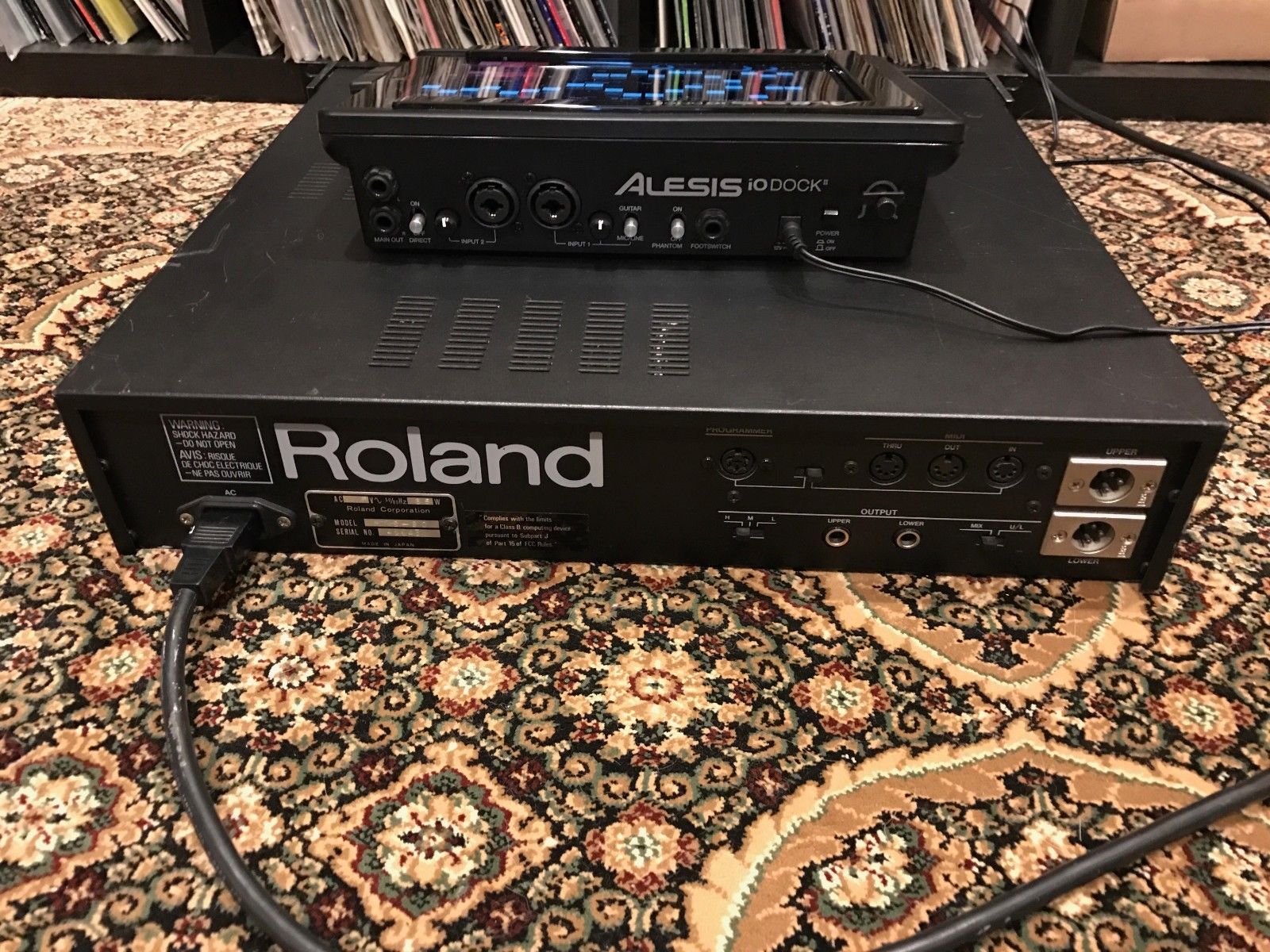 MATRIXSYNTH: Roland MKS-80 Super Jupiter Rev.4, Alesis IO Dock II-iPad