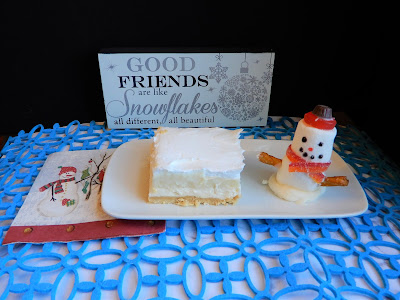 Kim's County Line: Winter Snowscape Dessert with Snowmen