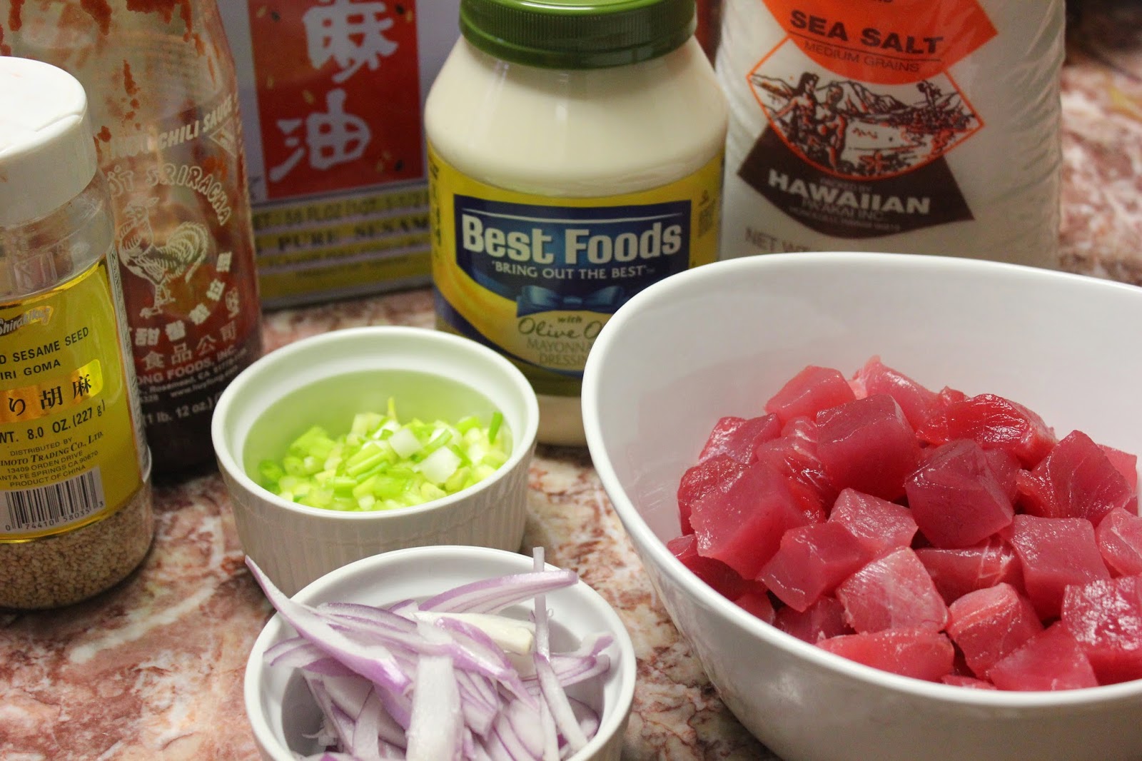 Love's Food Bits: Spicy Ahi Poke