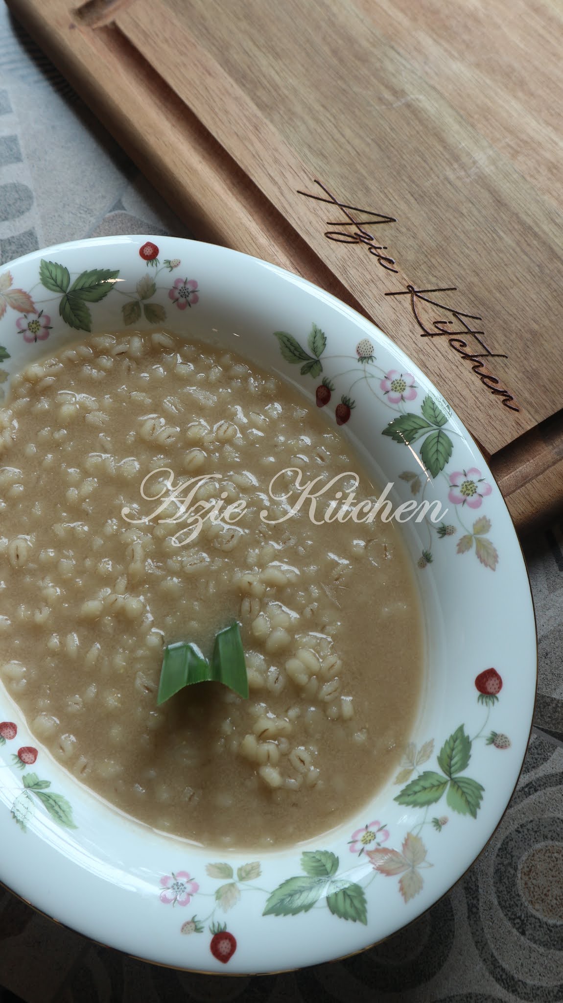 Bubur Barli Rancangan Nona TV3 dan Cerita Cinta Sejati - Azie Kitchen
