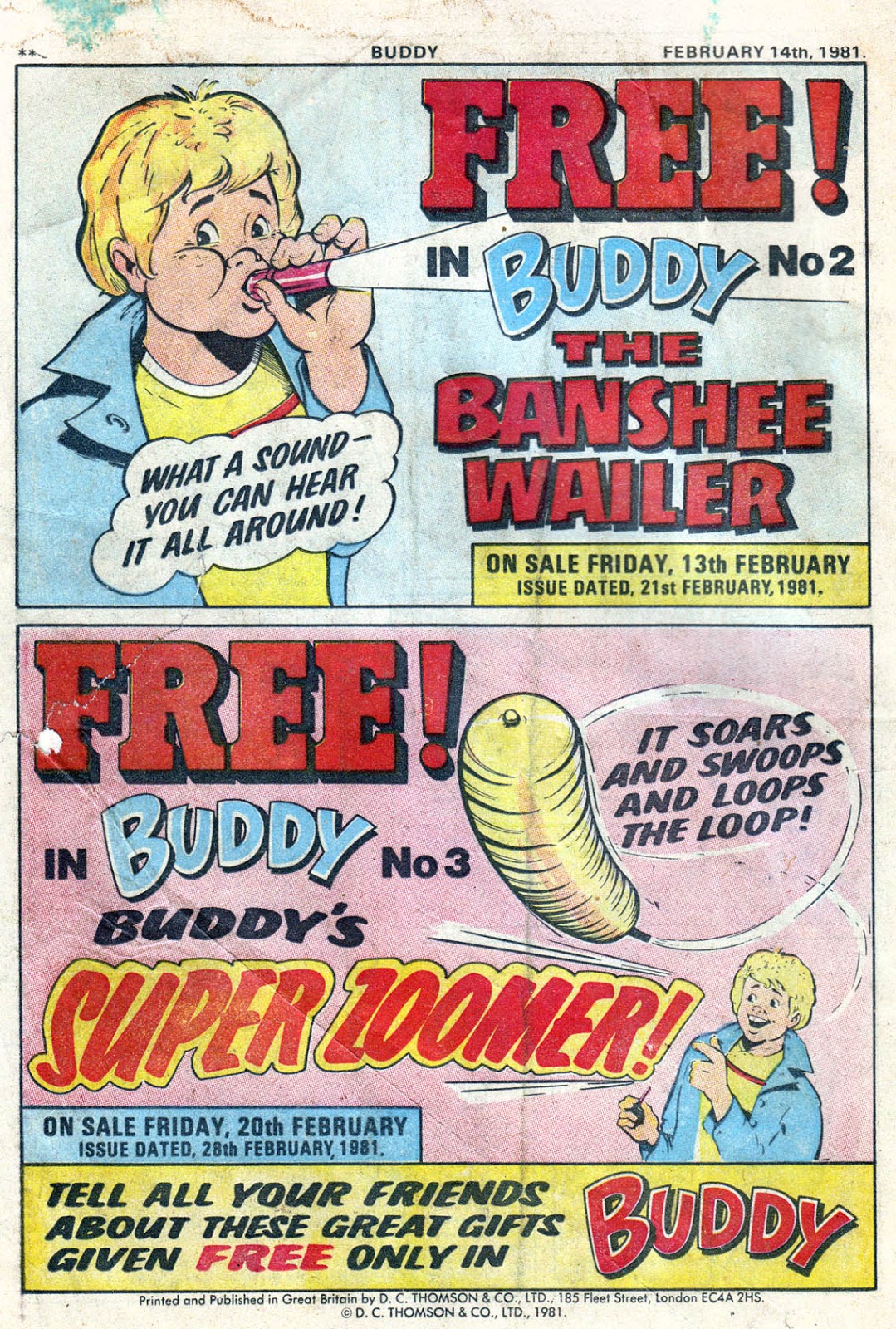 BLIMEY! The Blog of British Comics: BUDDY No.1 (1981)