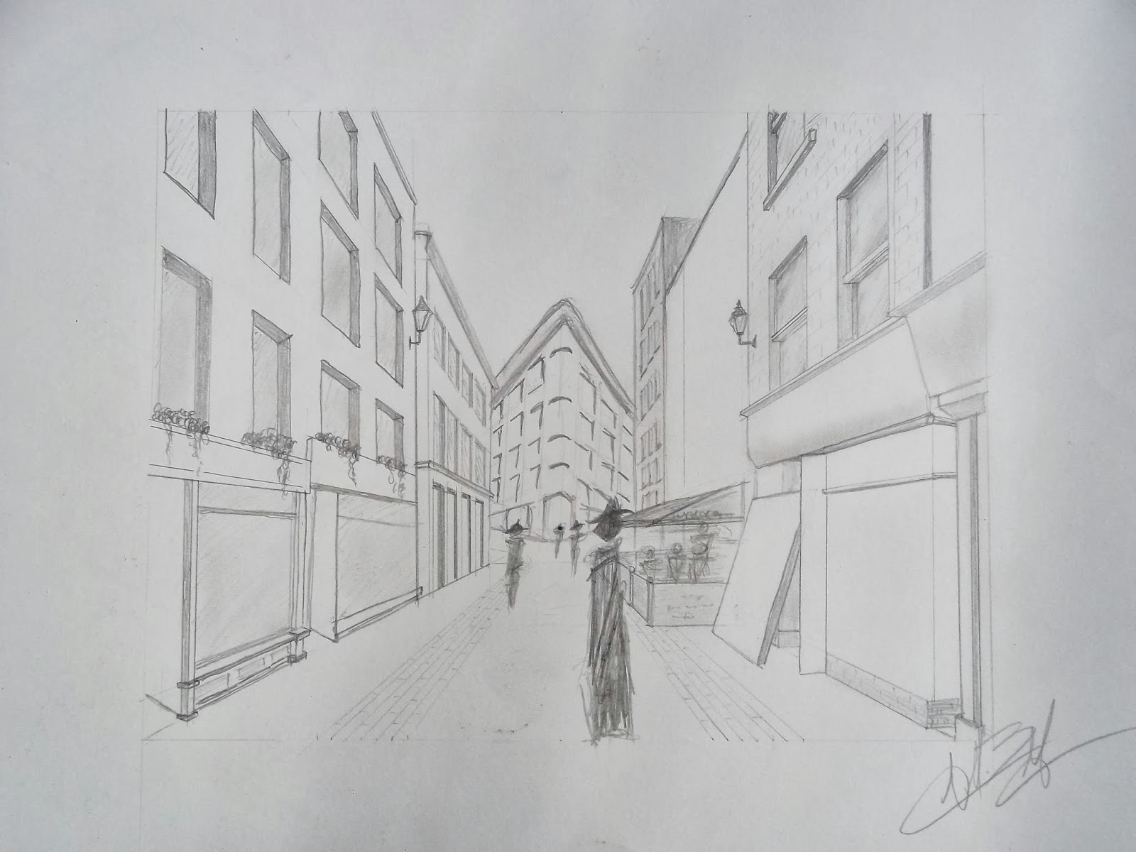 ARQUITECTURA Y DISEÑO: Perspectiva a lápiz ARQUITECTURA Y DISEÑO: Perspectiva a lápiz