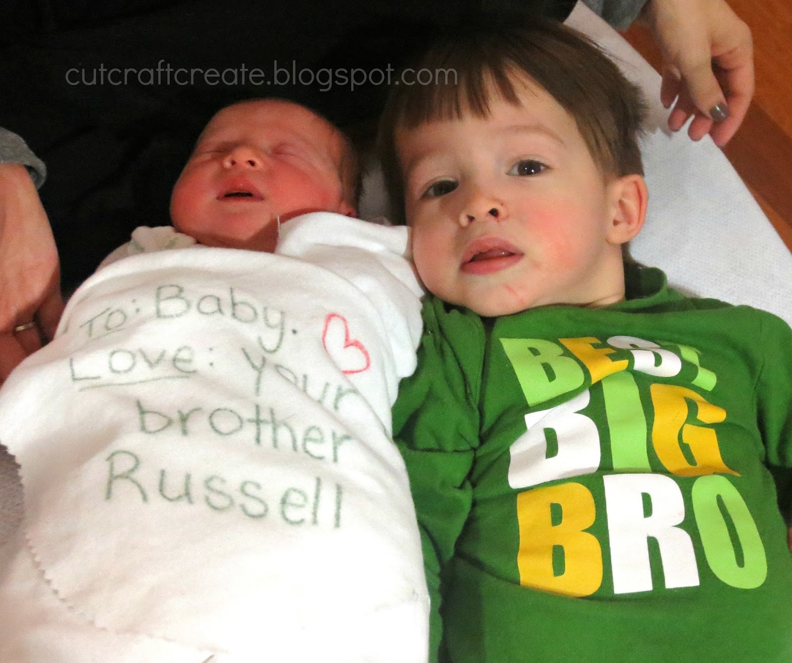 Cut, Craft, Create: Baby Gift from Older Sibling- DIY