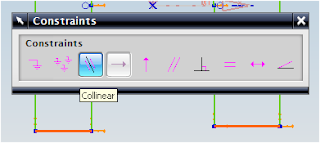 NX UNIGRAPHICS TUTORIAL: Exercise: how to use the constraints tool
