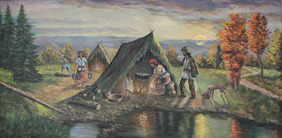 Gallery of oil paintings on canvas: Gypsy - oil painting on canvas