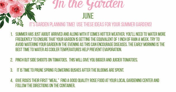 June Garden Tips #ProjectBeautiful | Our Good Life