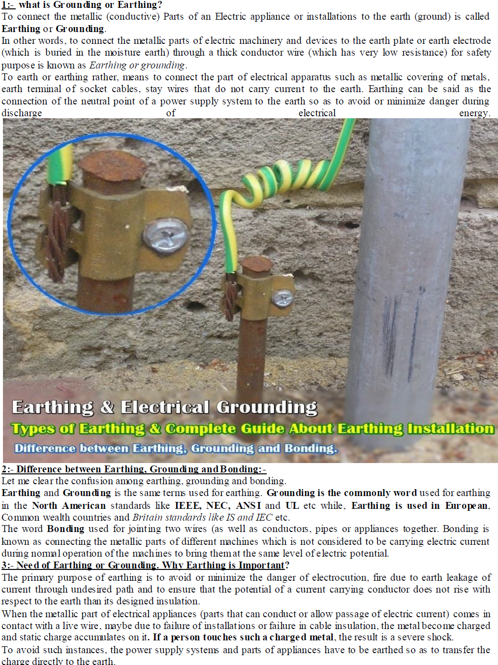 BureauTech Electrical: Introduction to Earthing