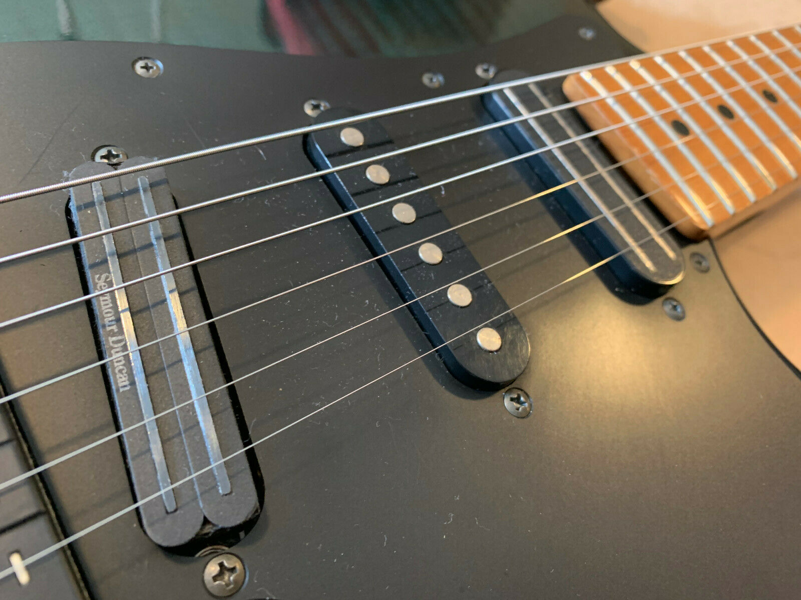 MATRIXSYNTH: Casio PG-300 Turquioseburst Flame Electric Guitar with Midi and Synth Sounds SN 001541