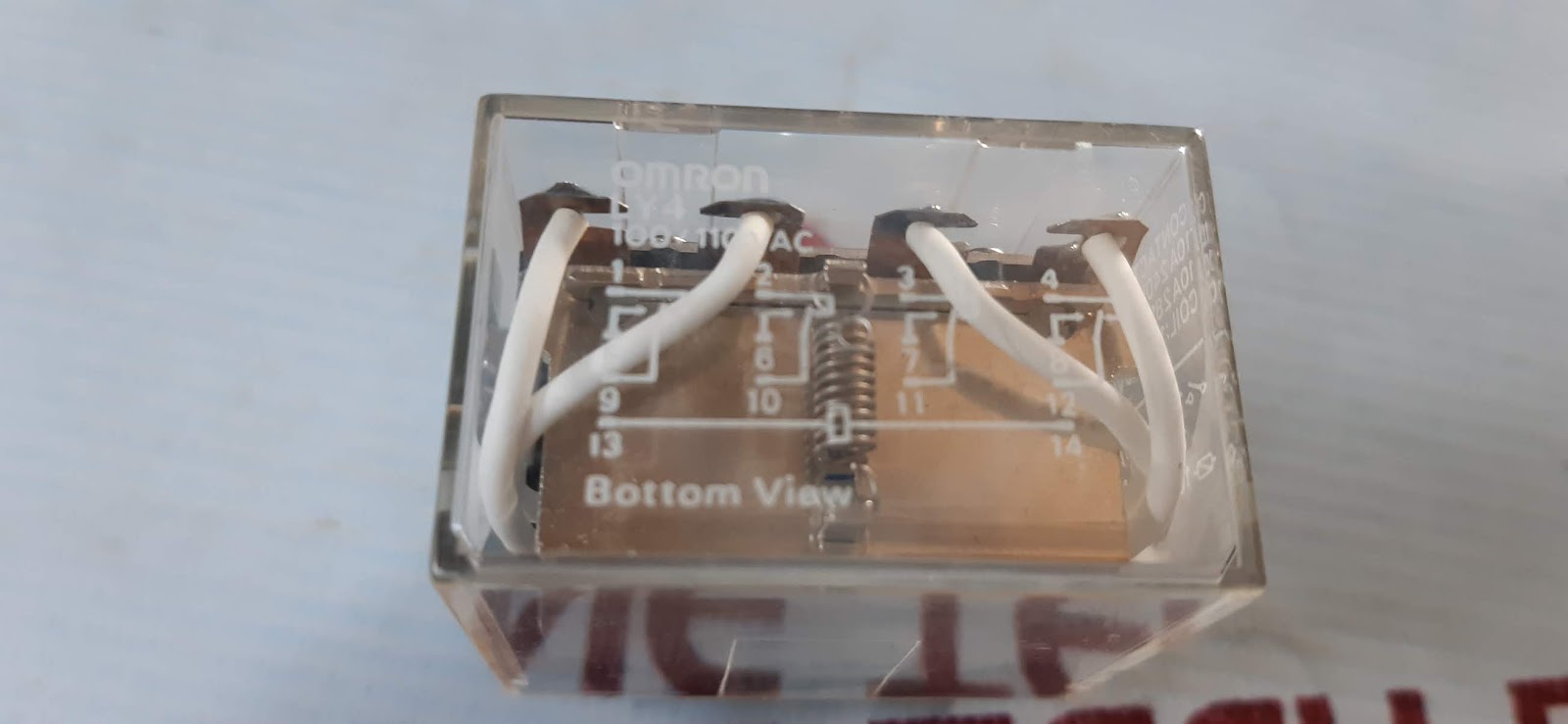 OMRON LY4 AUXILIARY RELAY AC 100V - Aeliya Marine