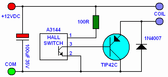 Cách sử dụng cảm biến từ Hall 3144