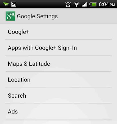 Google Settings, New Features in Android