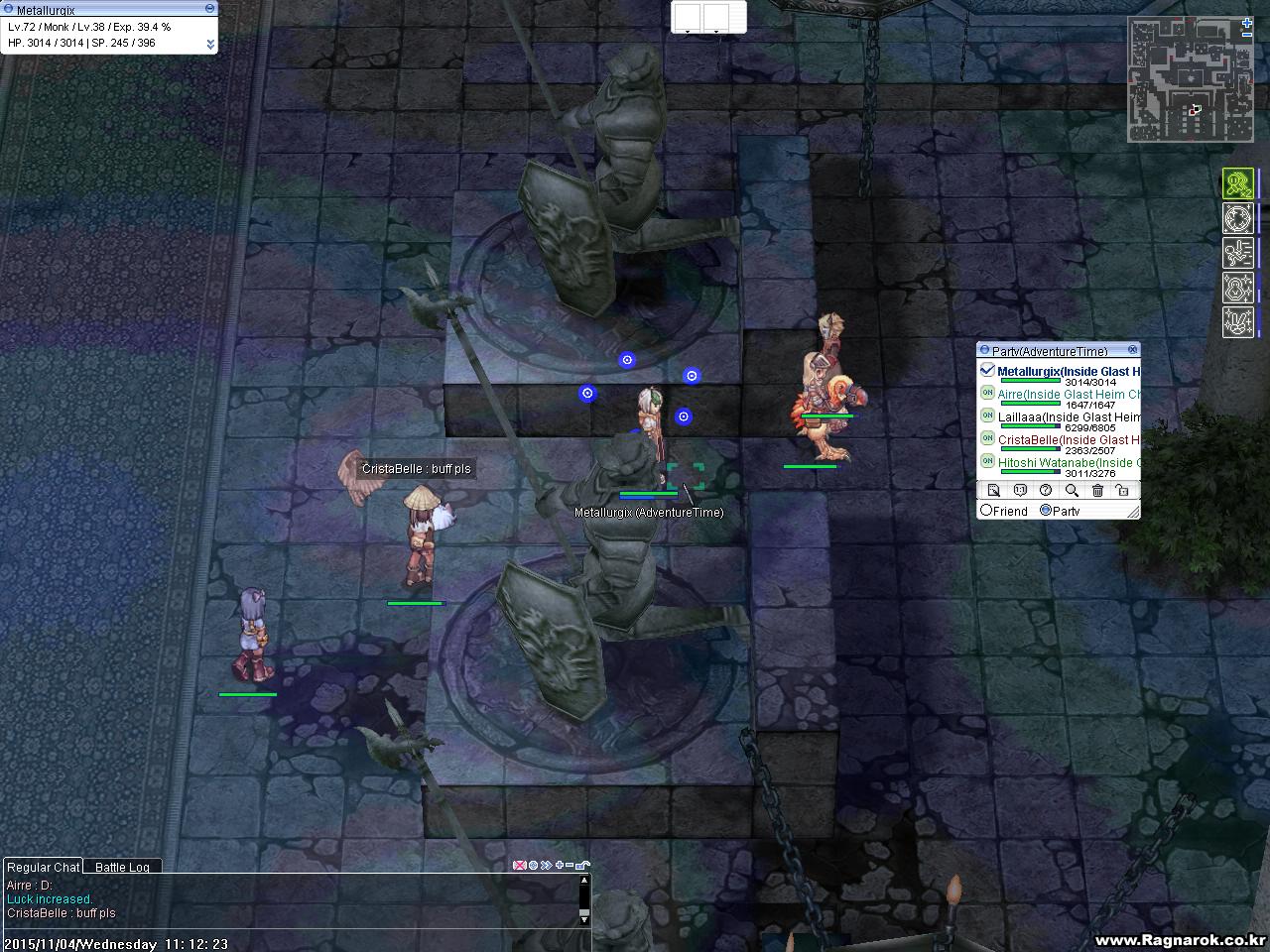 My Life in Ragnarok: November 2015