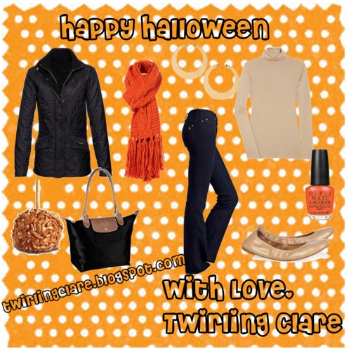 Polyvore Orange Caramel