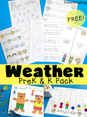 Weather Playdough Mats | Totschooling - Toddler, Preschool ...
