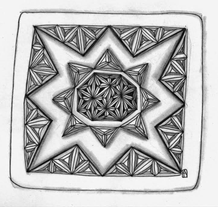 Tickled To Tangle: "It's a String Thing" #81 Tiles