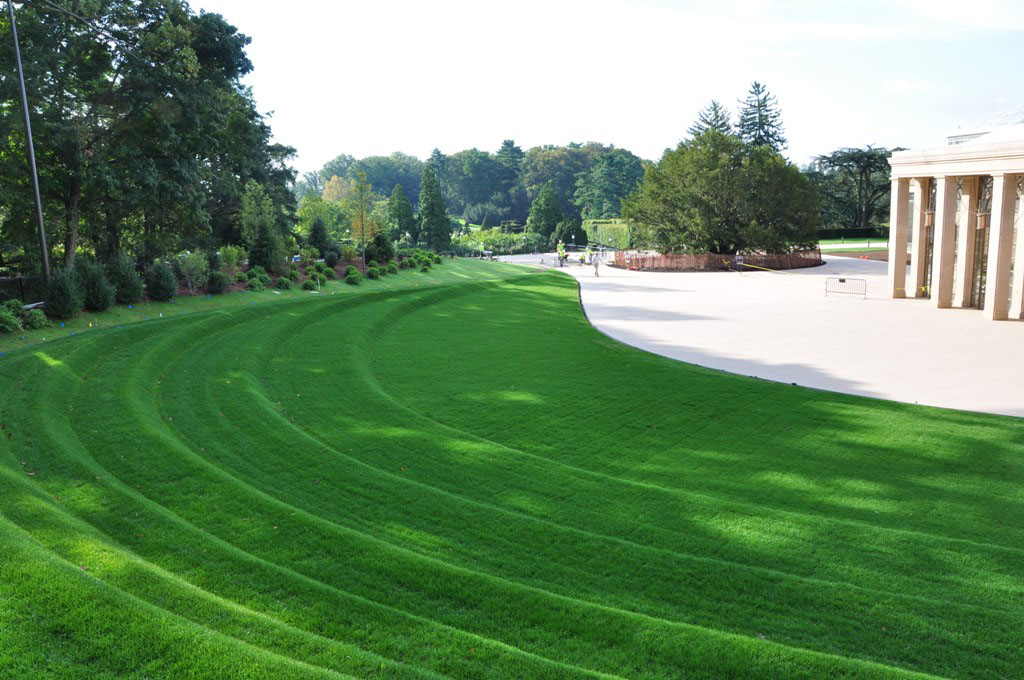 Kim Wilkie's Terraced Landform in Longwood Gardens