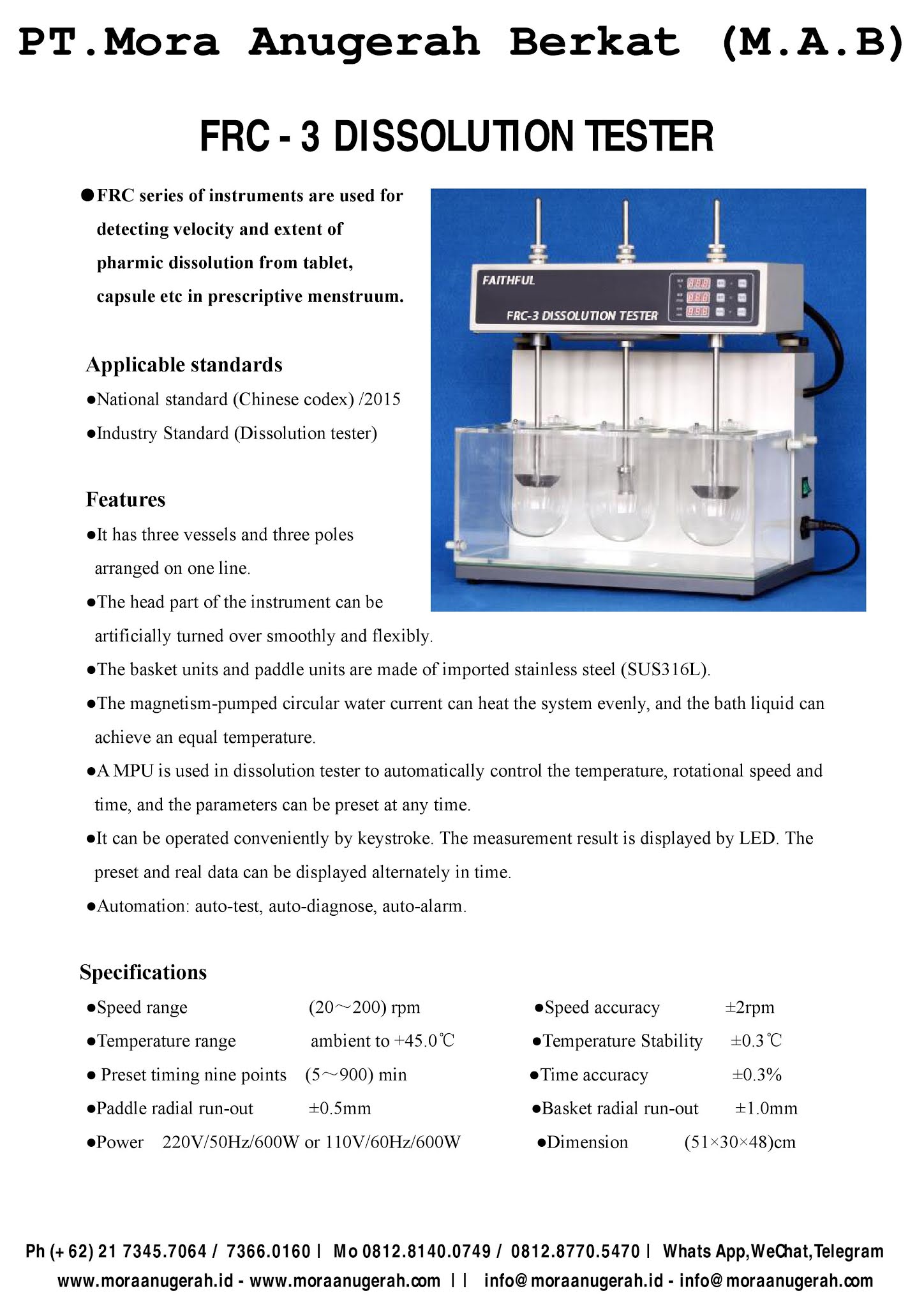 Principle of Dissolution Test