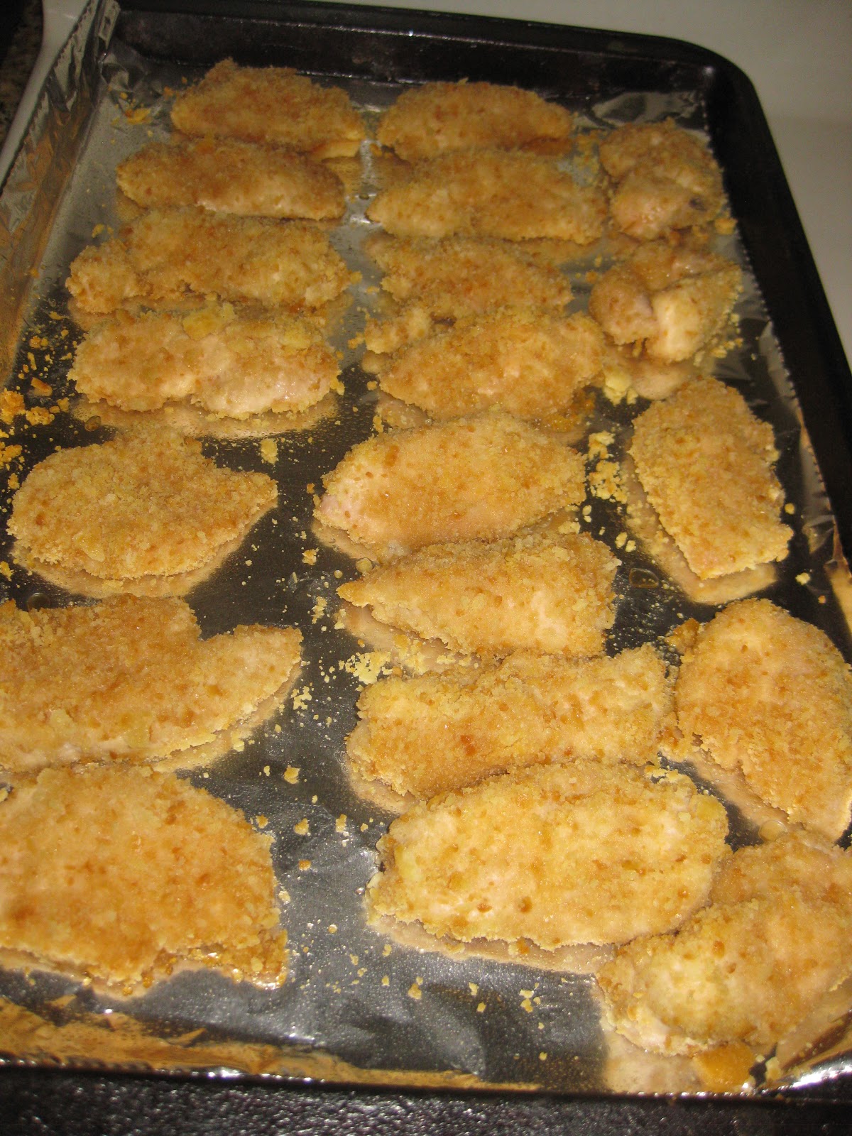 Couponing To Cooking: Dinner Tonight - Cracker coated chicken nuggets