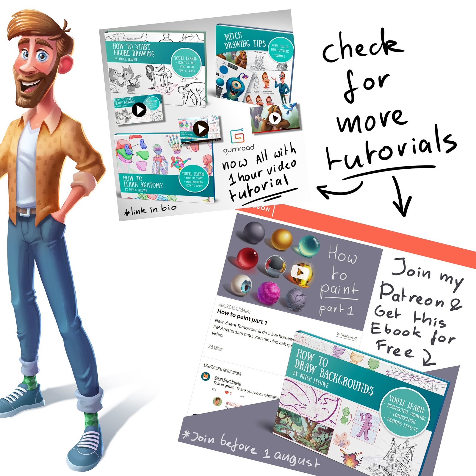 Learning drawing principles: meet the artist