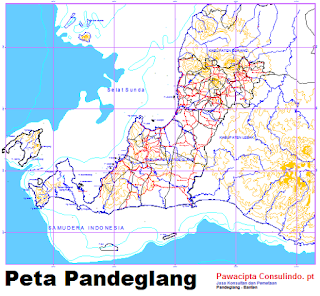 Peta Kabupaten Pandeglang