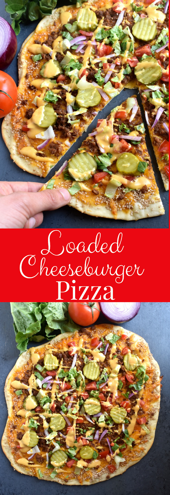 Loaded Cheeseburger Pizza | The Nutritionist Reviews