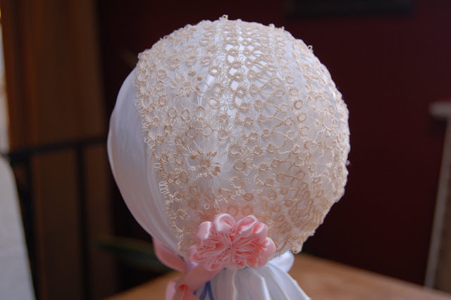 Catheryn Collins' Heirloom Creations: Tatted Baby Bonnet