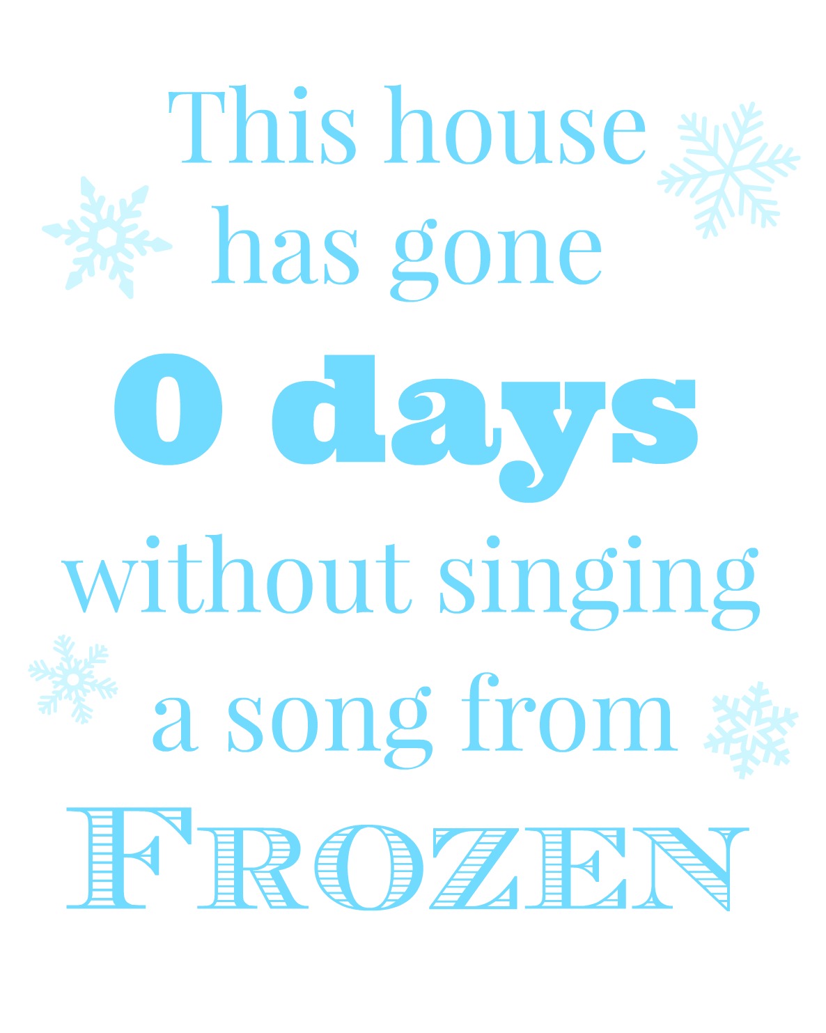 Disney Frozen printable