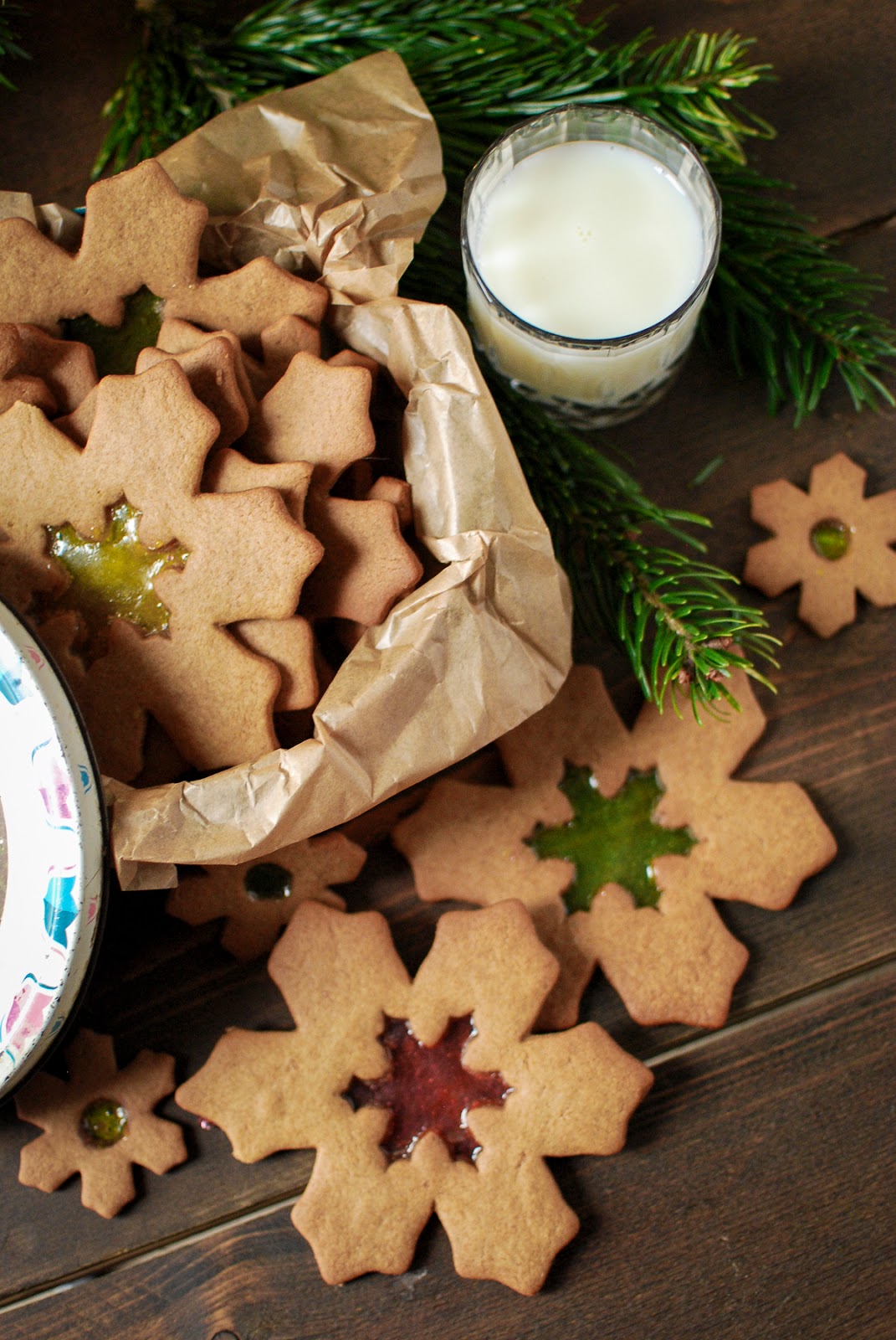 Gingerbread Stained Glass Cookies Recipe - Katiecakes