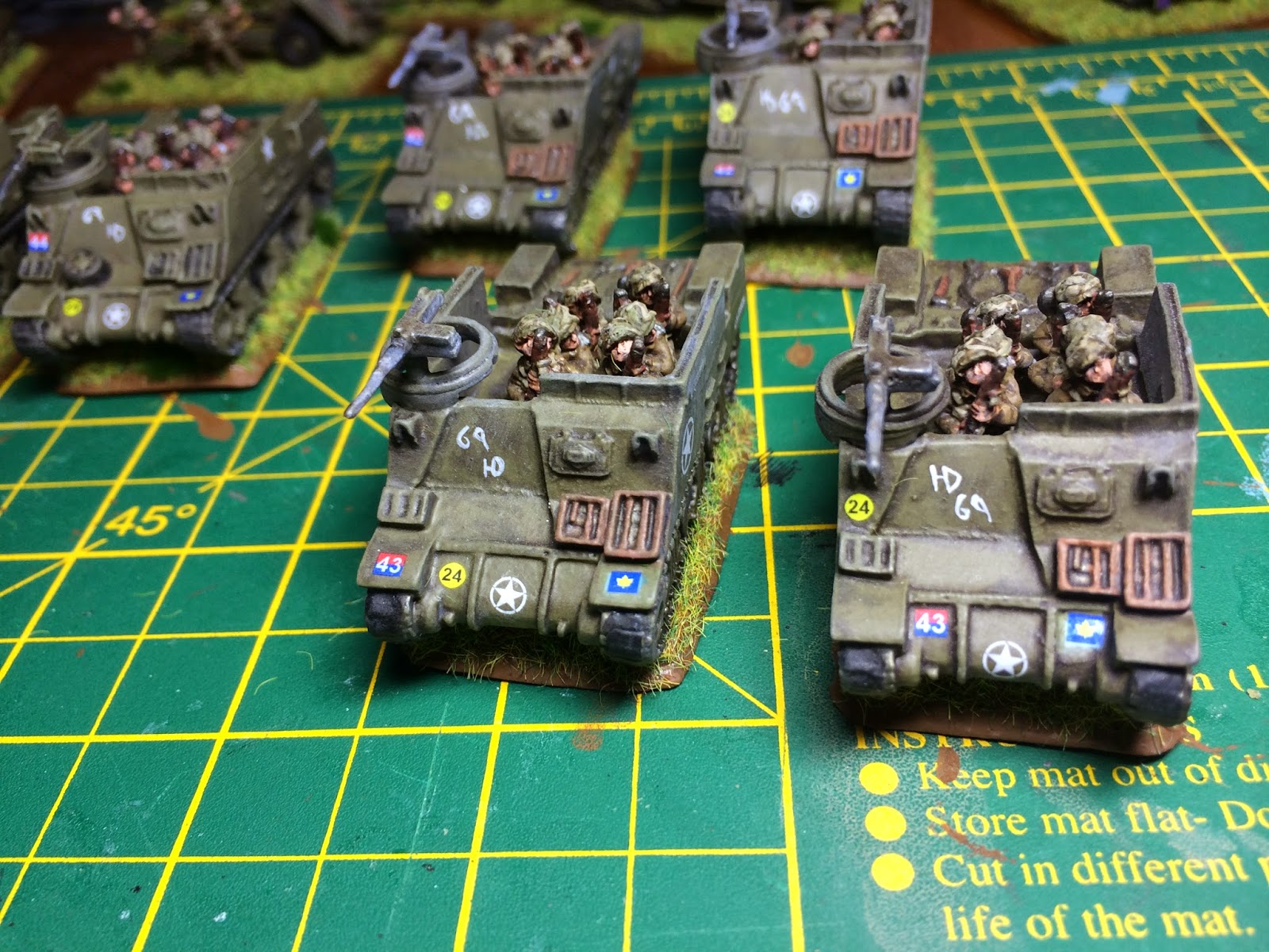 Mad Tin Hatter!: Kangeroo Company! 15mm Defrocked M7 Priests - Finished!