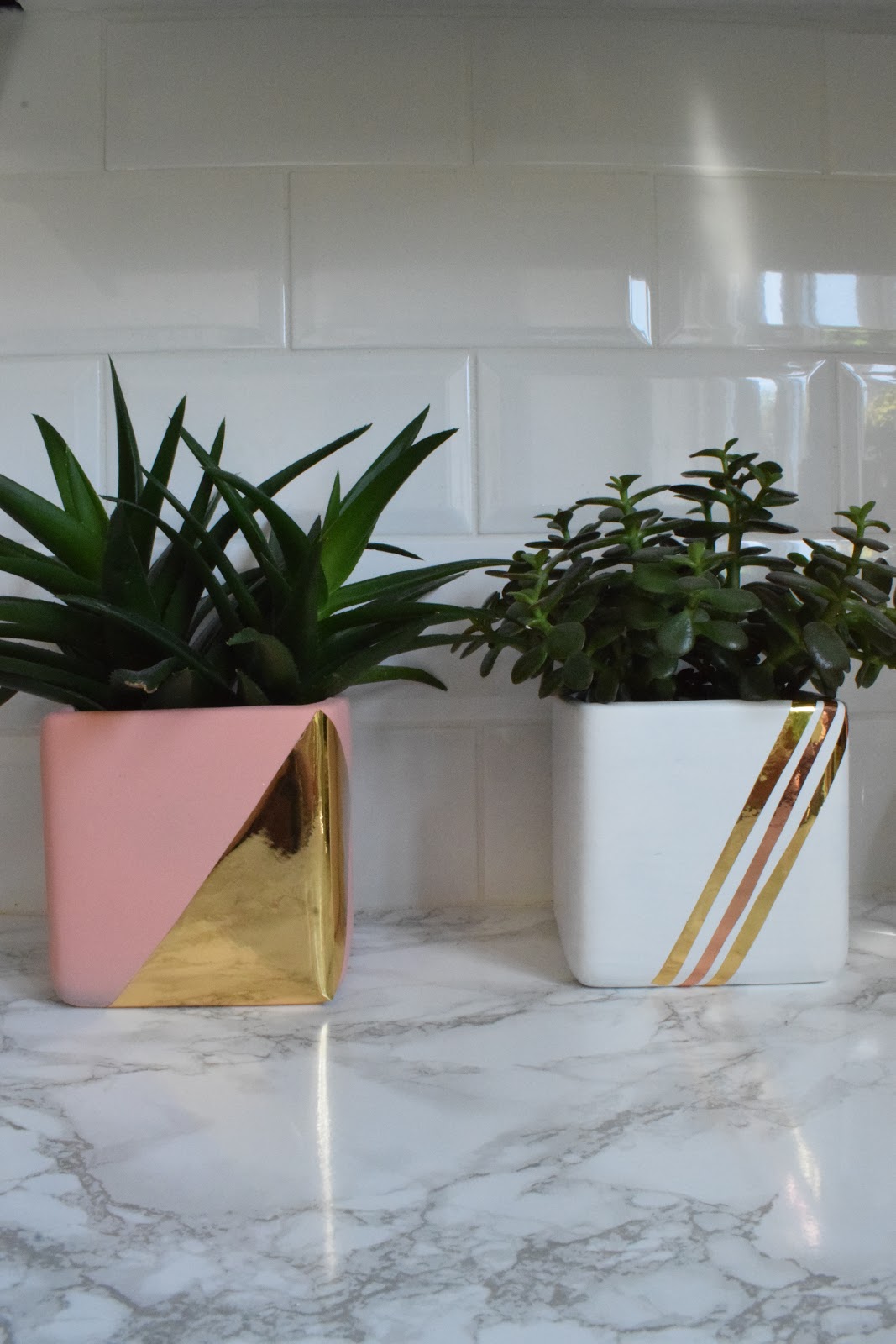 fancy-fied plant pots ~ Make Do and DIY