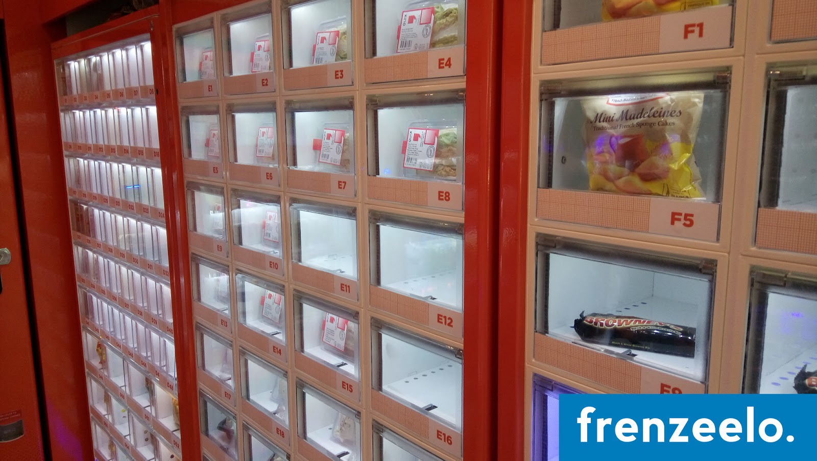 Frenzeelo: Visiting VendCafe, Singapore's First Vending Machine Cafe