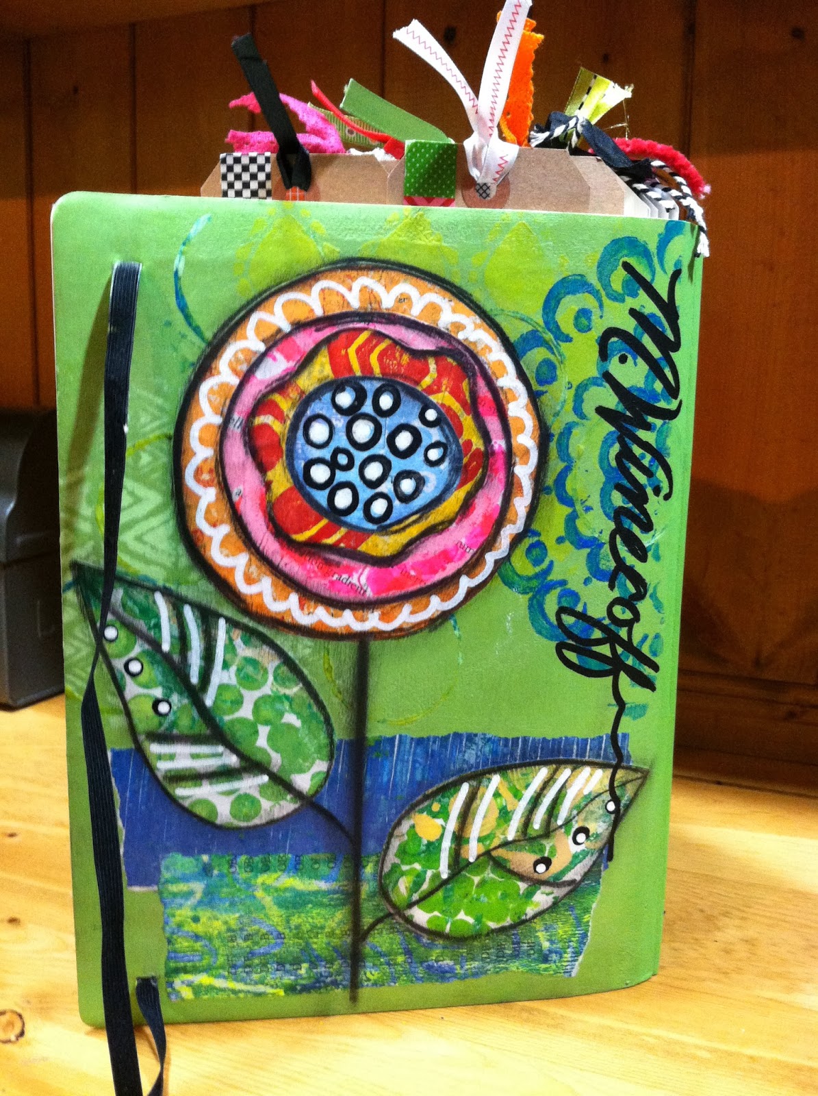 Lucy's Lampshade: 2014 Art Journal Cover