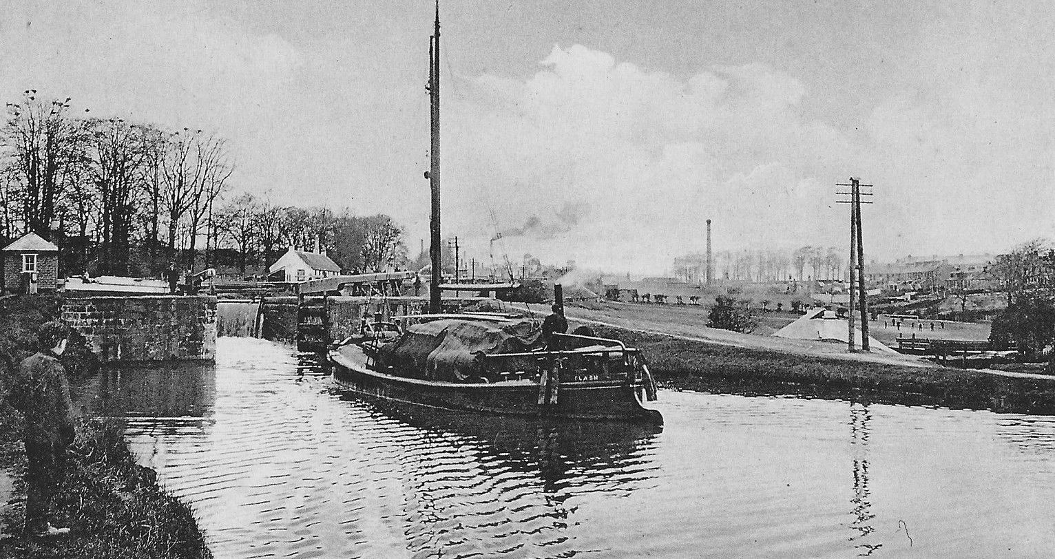 Tour Scotland: Old Photograph Lock 16 Forth And Clyde Canal Falkirk ...