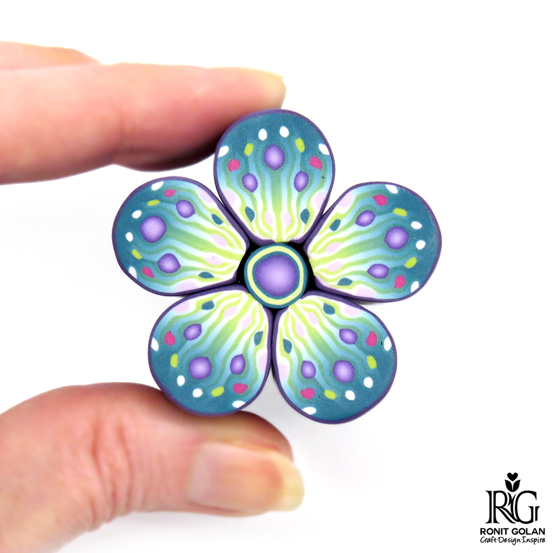 Ronit Golan - Polymer Clay Joy - Inspire to Create: The Confetti Flower ...