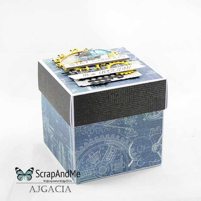 ScrapAndMe: Osiemnastkowy exploding box/ 18th birthday exploding box