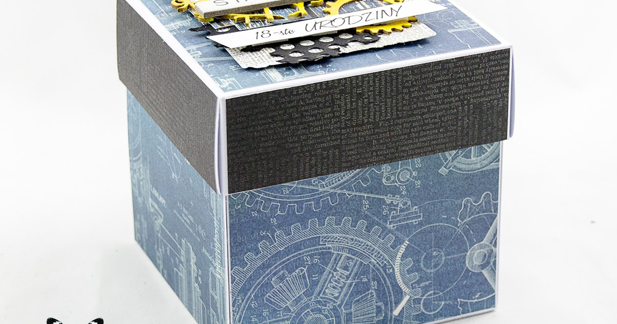 ScrapAndMe: Osiemnastkowy exploding box/ 18th birthday exploding box