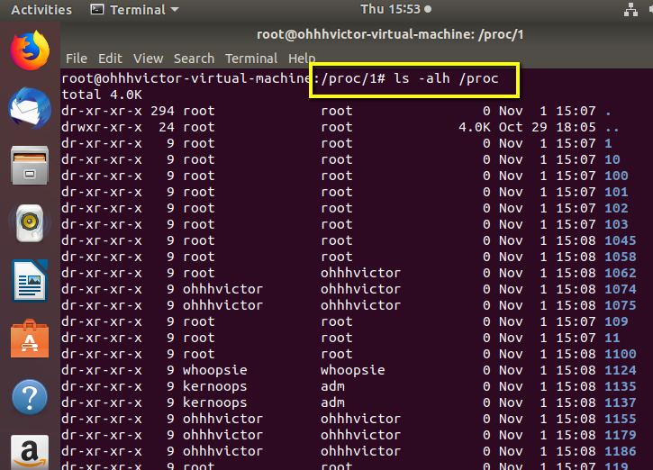 The /proc Filesystem - Linux