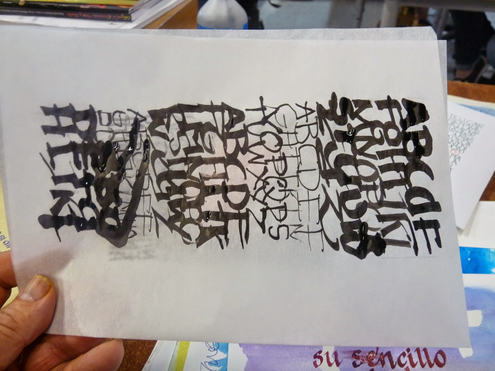 caligrafia, arte y diseño: Texturas graficas