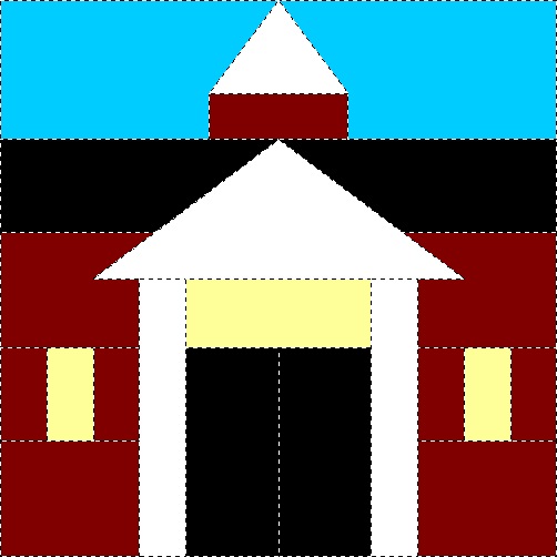 Patron Saint Quilts: Quilt Block in Honor of St. Elizabeth Ann Seton